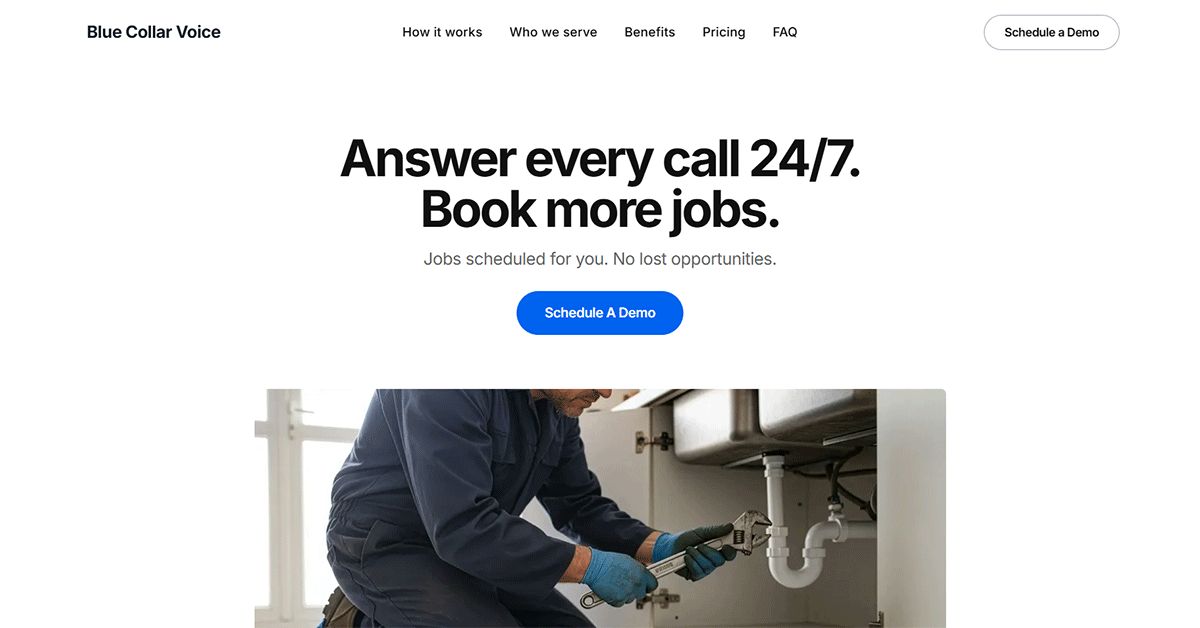 Blue Collar Voice — Voice-Powered Operations for Service Businesses ...